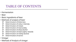 Methods of analysis for beer and vinegar.pptx