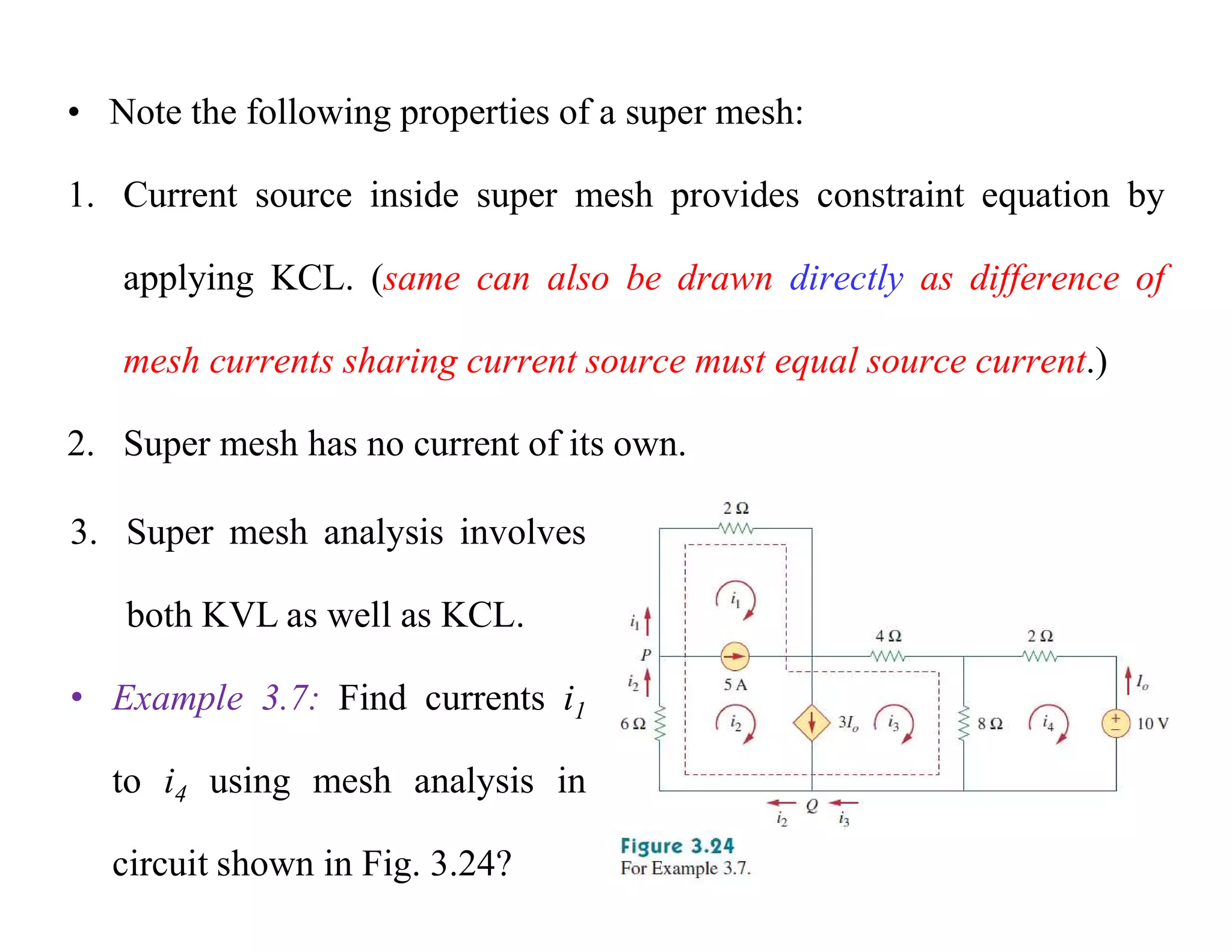 Methods of analysis linear circuit analysis | PDF