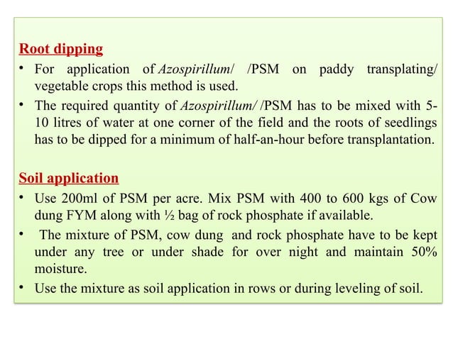 Methods of application of biofertilizer.pptx