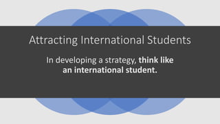 Methods of attracting international students | PPTX