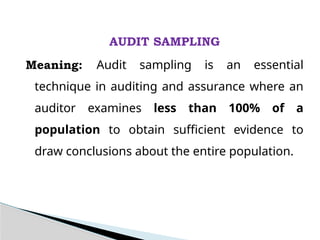 Methods of Audit Evidence & Audit Sampling.pptx