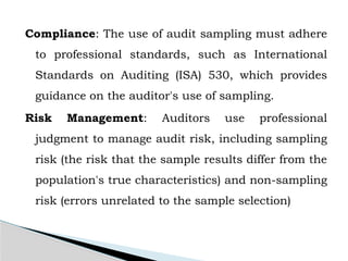 Methods of Audit Evidence & Audit Sampling.pptx
