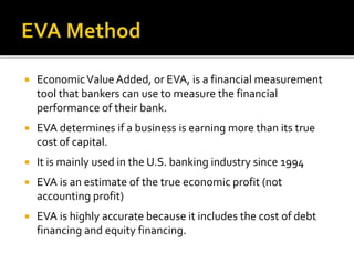 Methods of Bank Performance Evaluation | PPT
