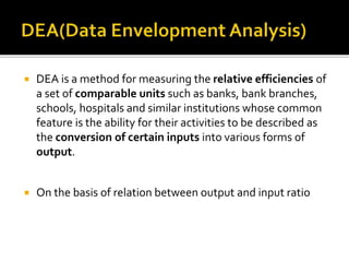 Methods of Bank Performance Evaluation | PPT