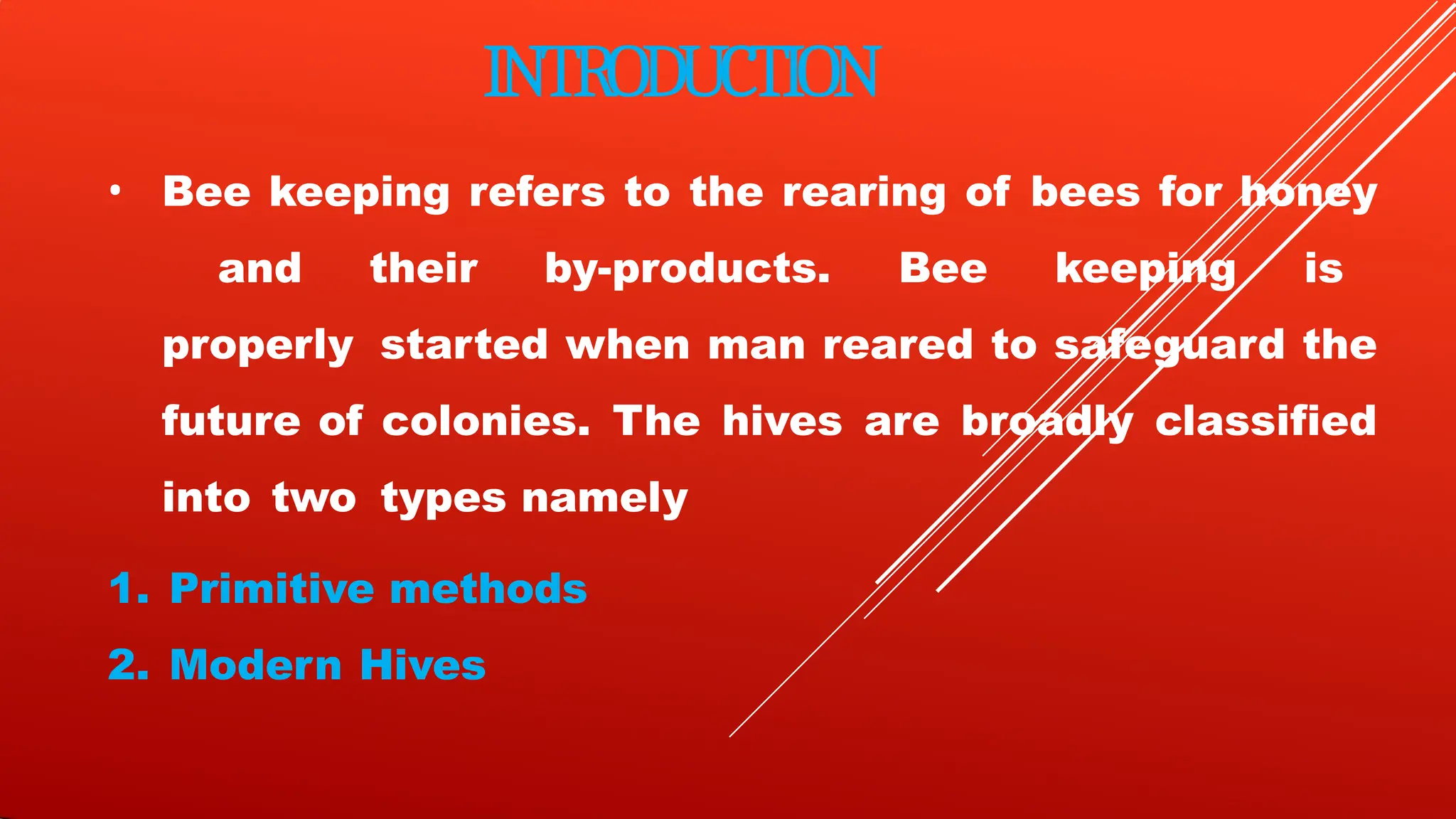 DIFFERENT METHODS or TYPES OF BEE KEEPING.pptx