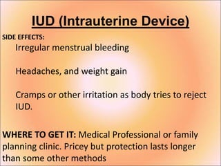 Family Planning Methods by Roel Tolentino | PPT