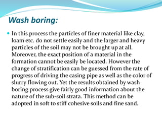 Methods of boring ppt | PPTX