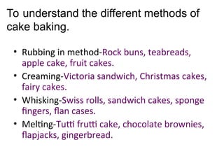 Methods of cakes making in art of baking | PPT