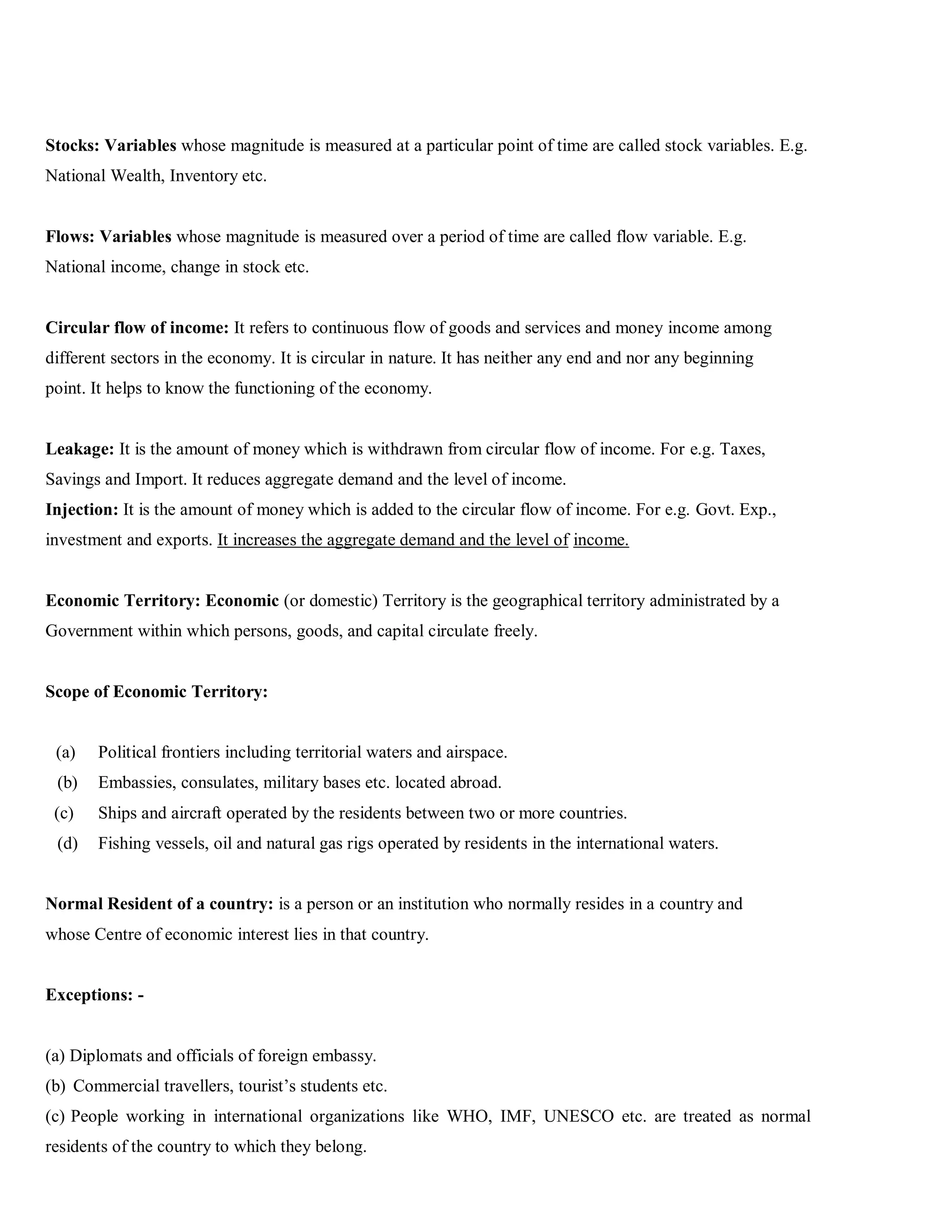 Methods of Calculating National Income Class 12 Notes.PDF