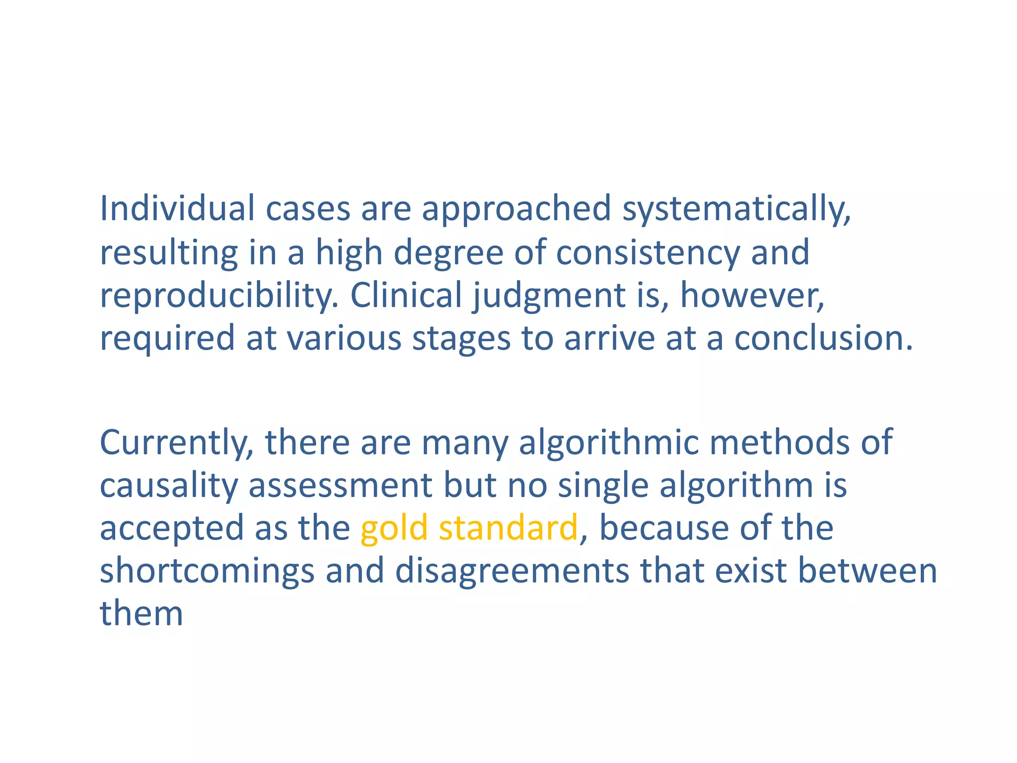 Methods of causality assessment | PPTX