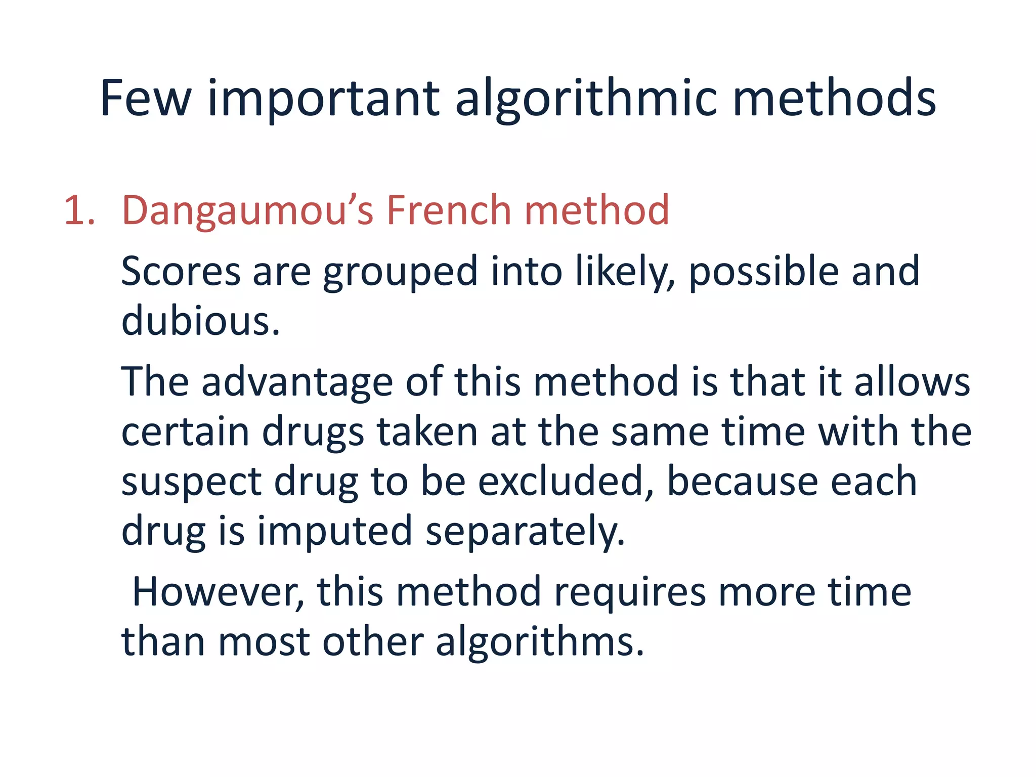 Methods of causality assessment | PPTX