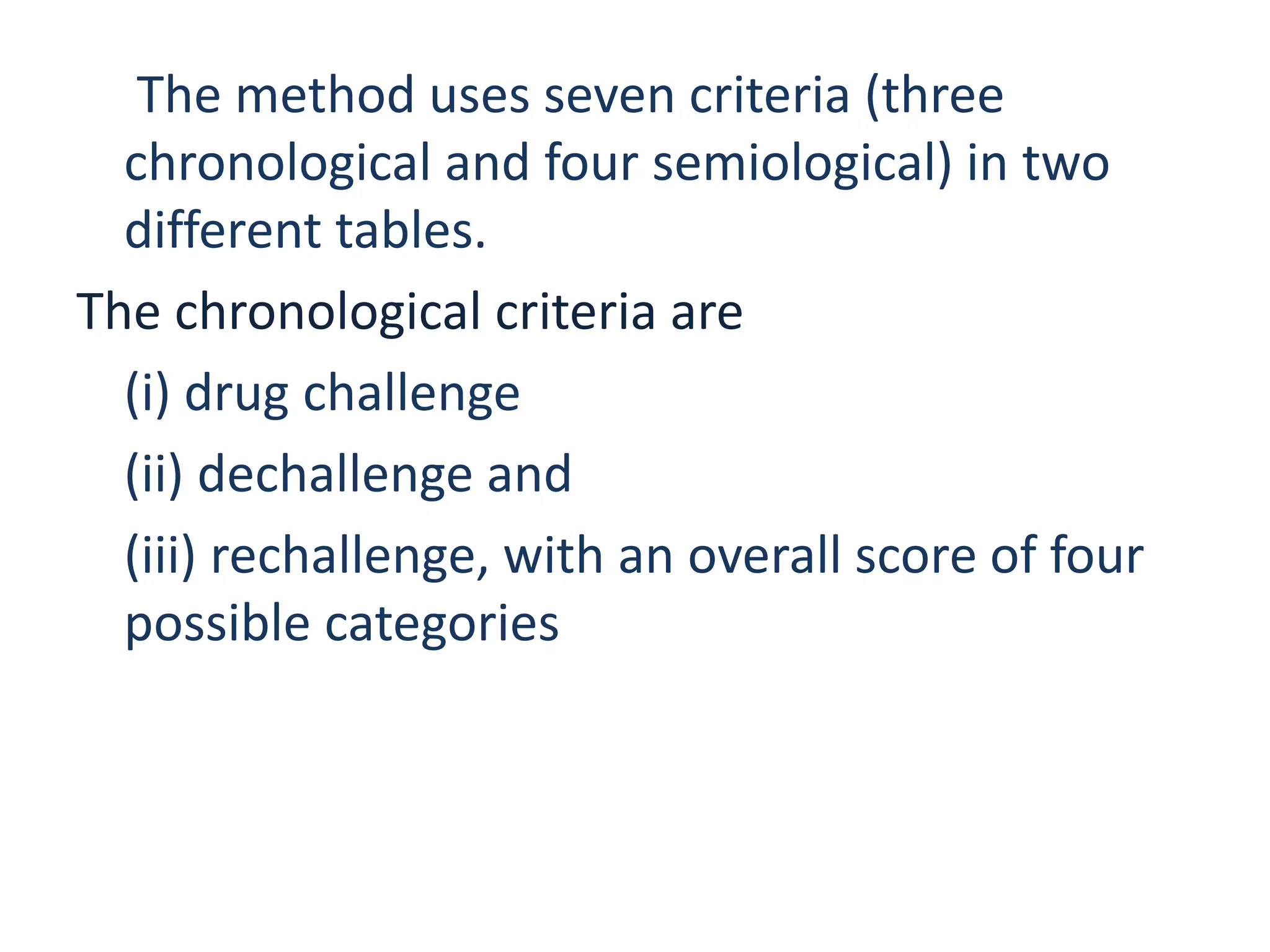 Methods of causality assessment | PPTX
