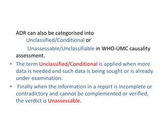 Methods of causality assessment | PPTX