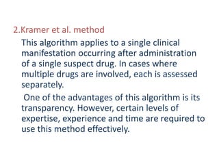 Methods of causality assessment | PPTX