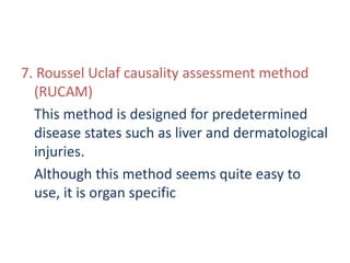Methods of causality assessment | PPTX