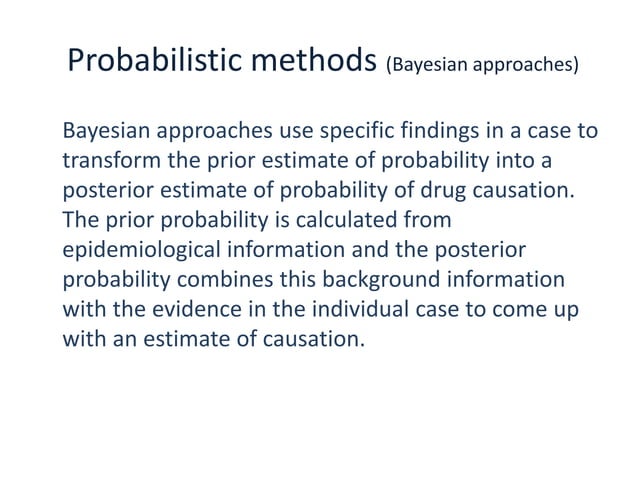 Methods of causality assessment | PPTX