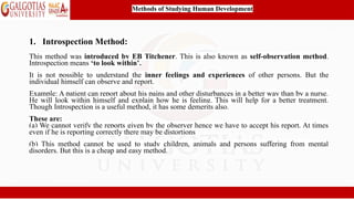 Methods of Child Study.pptx Different Methods of Child Study | PPTX