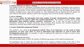 Methods of Child Study.pptx Different Methods of Child Study | PPTX
