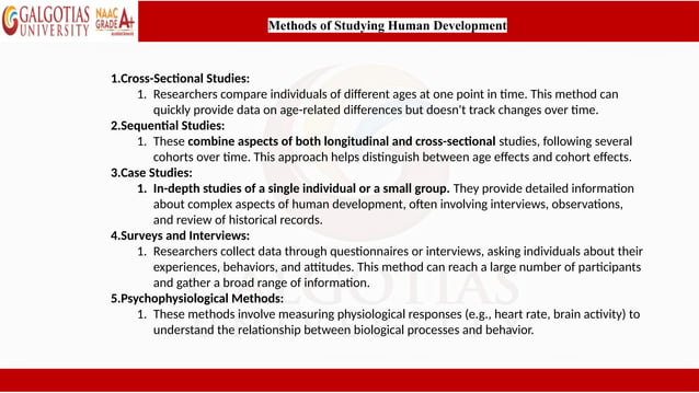 Methods of Child Study.pptx Different Methods of Child Study | PPTX