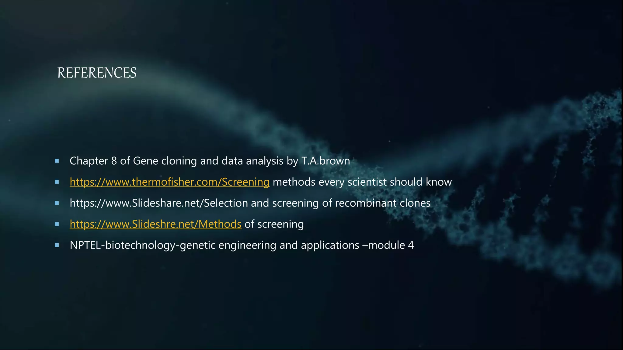 Methods of clone identification | PPTX
