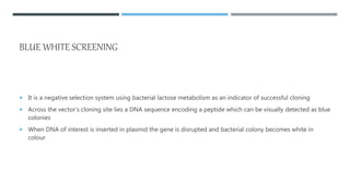 Methods of clone identification | PPTX