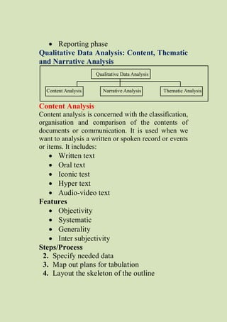 Methods of collecting and analysis qualitative data | PDF