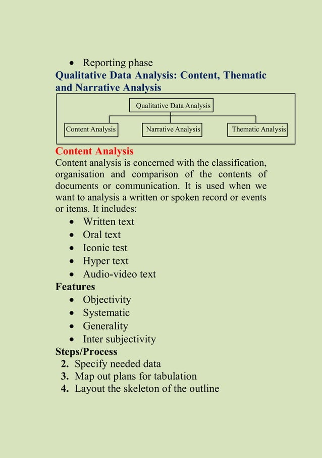 Methods of collecting and analysis qualitative data | PDF