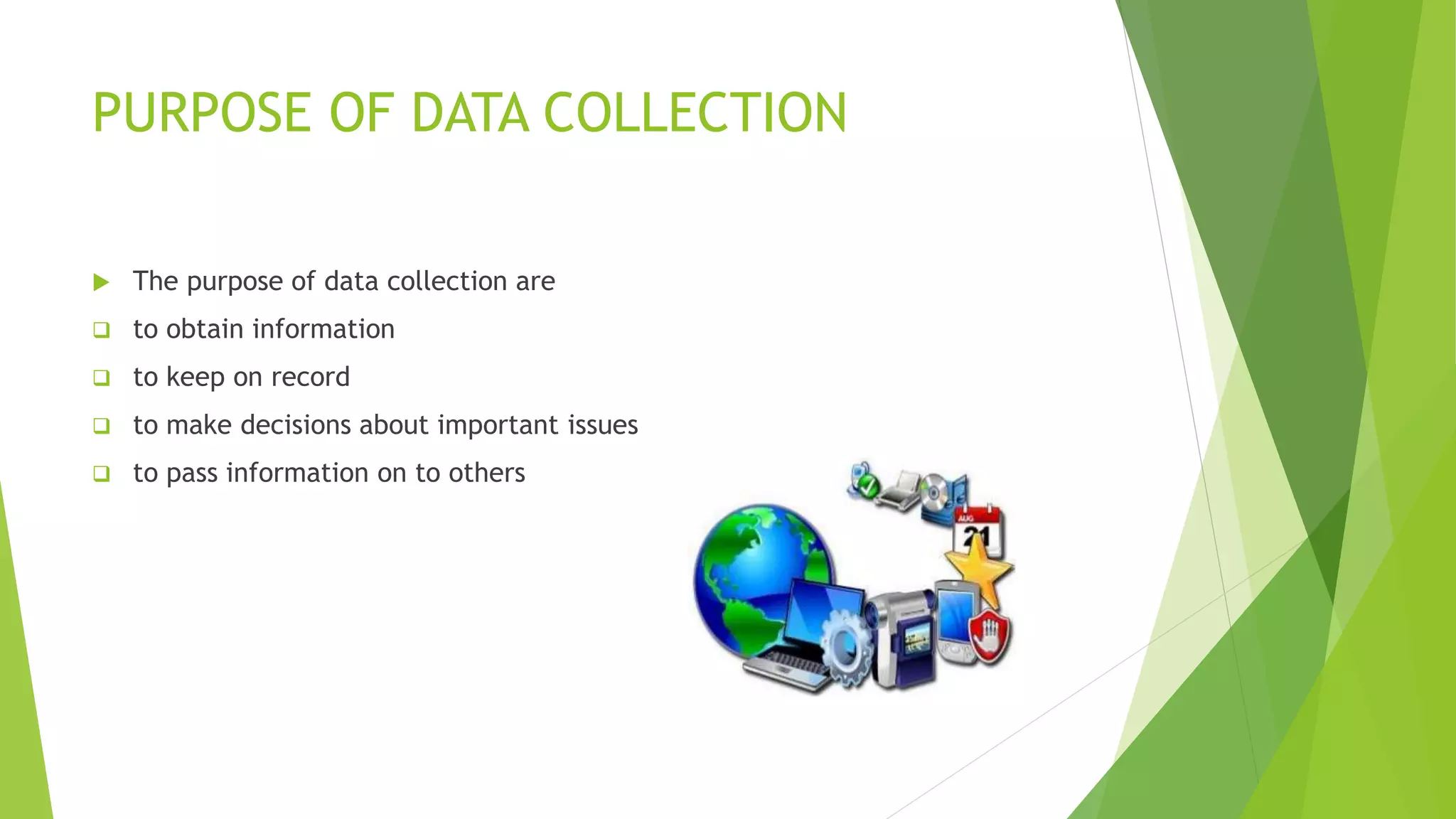 Methods of collecting data | PPT
