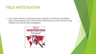 Methods of collecting data | PPT