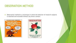 Methods of collecting data | PPT