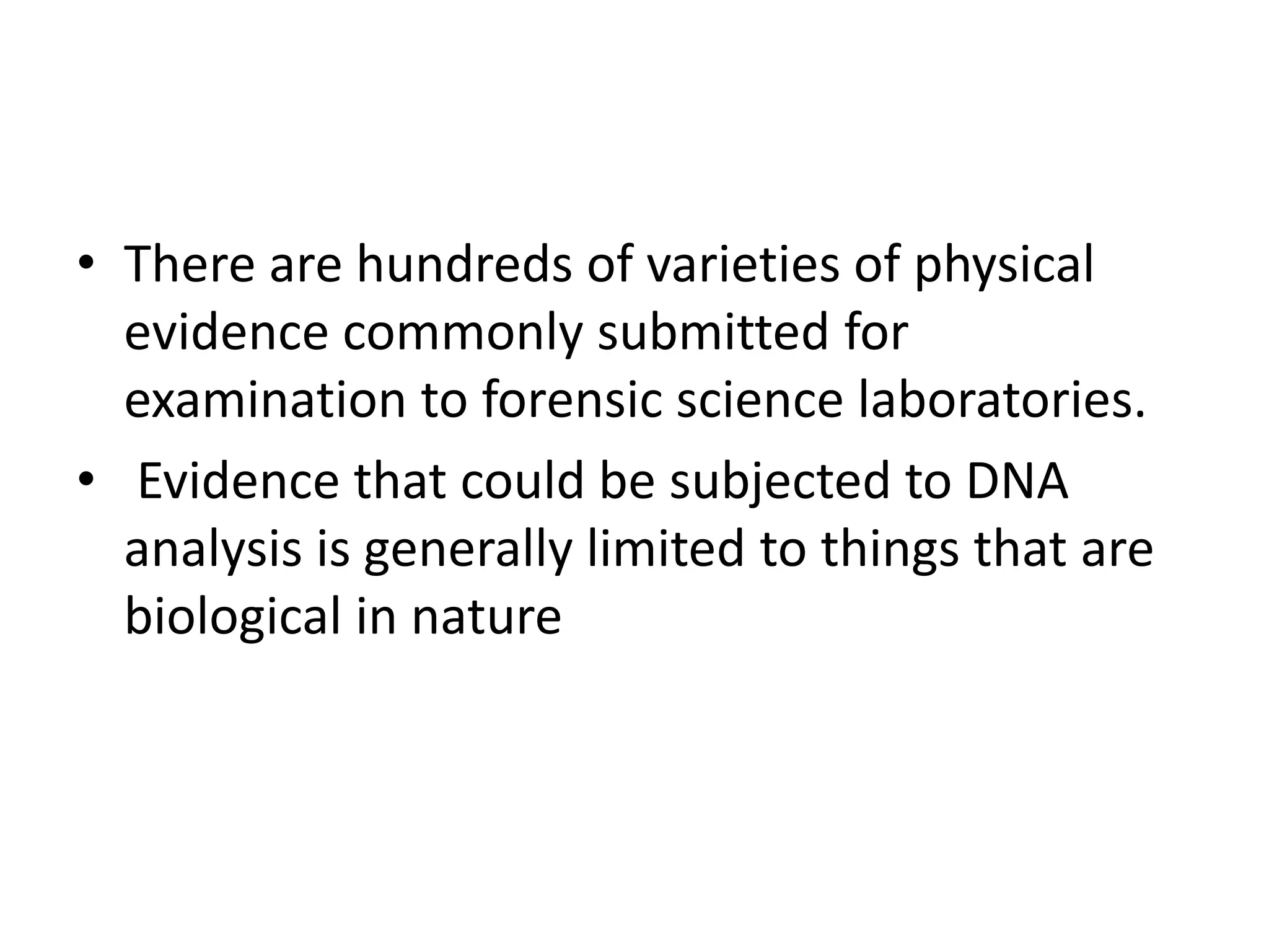 Methods of collection and preservation of Biological evidence 400L.pptx