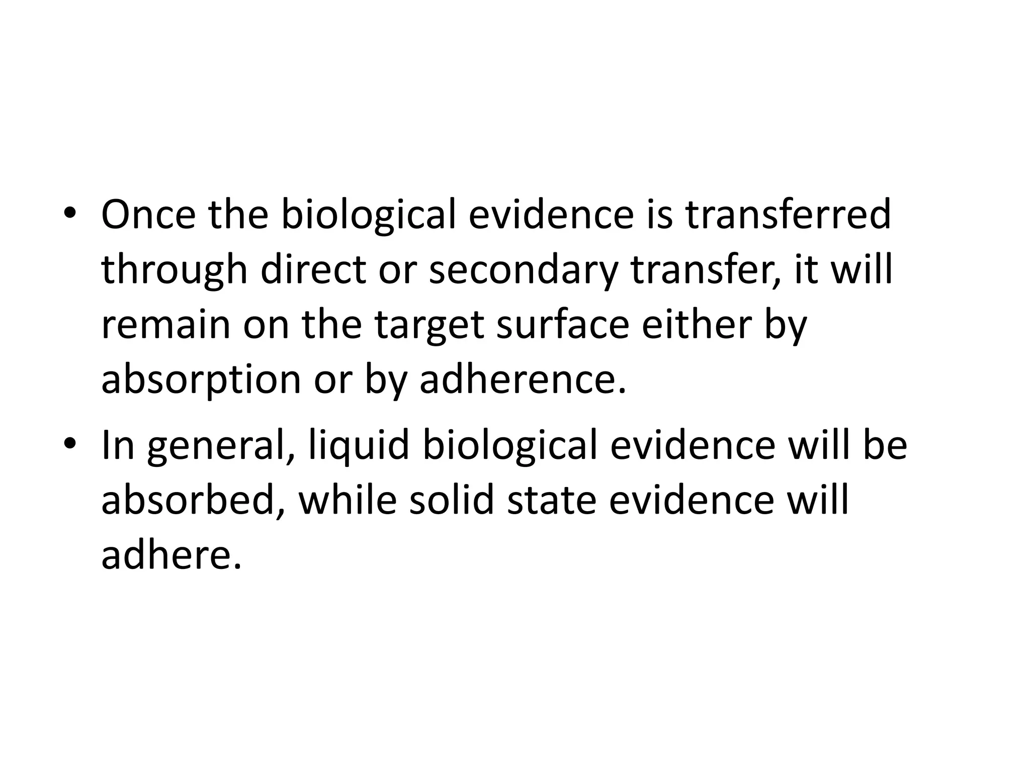 Methods of collection and preservation of Biological evidence 400L.pptx