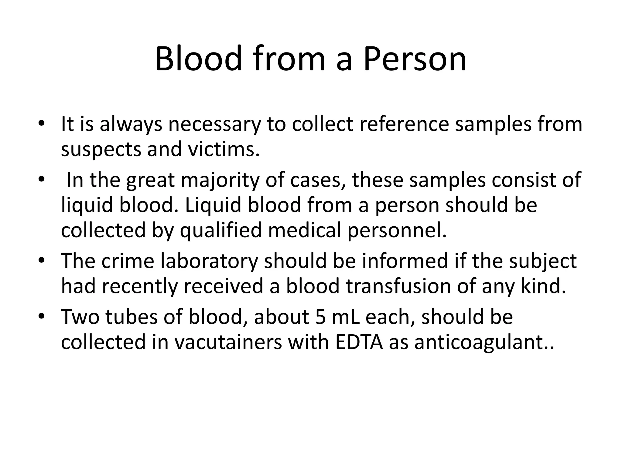 Methods of collection and preservation of Biological evidence 400L.pptx