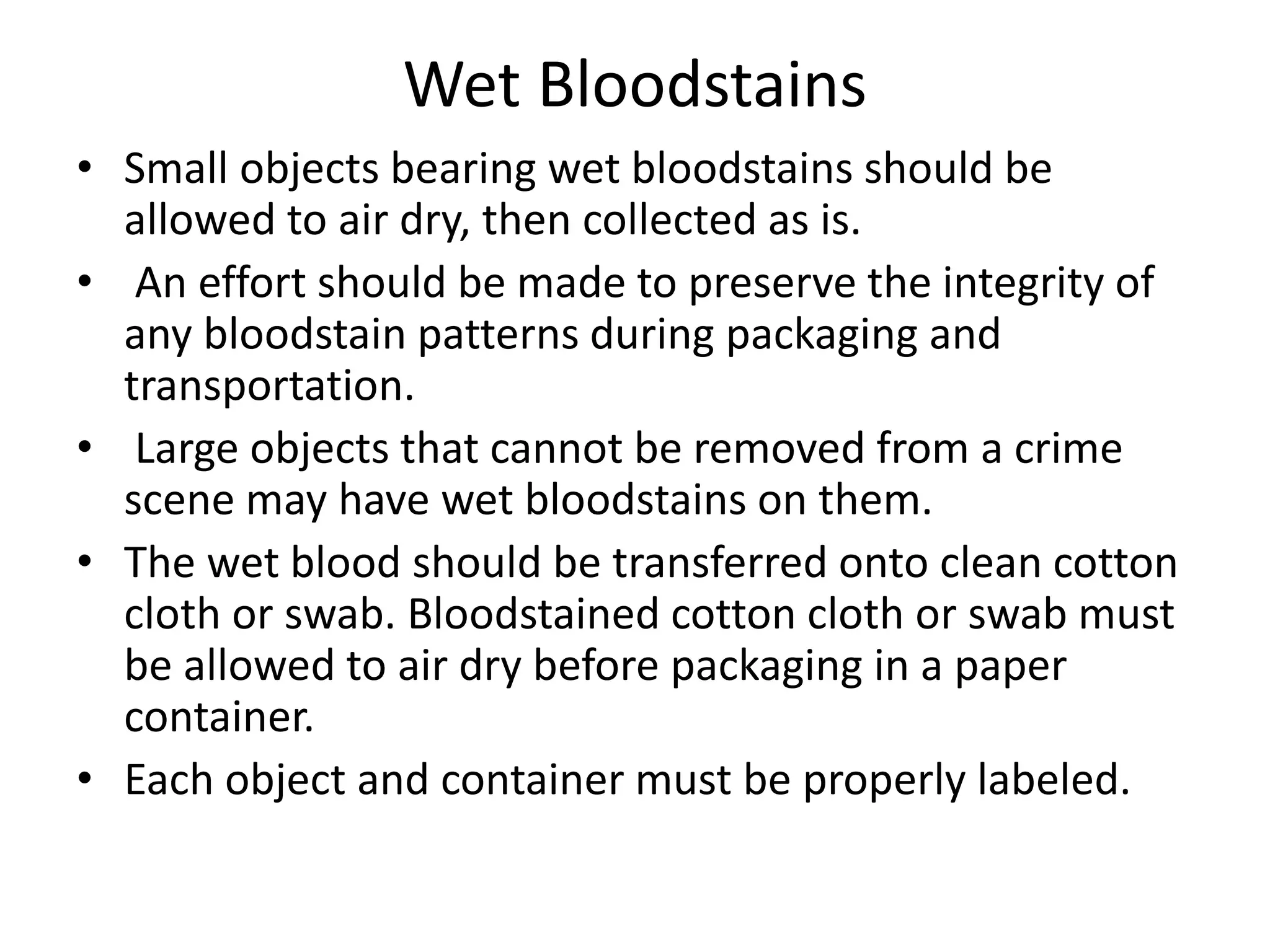 Methods of collection and preservation of Biological evidence 400L.pptx