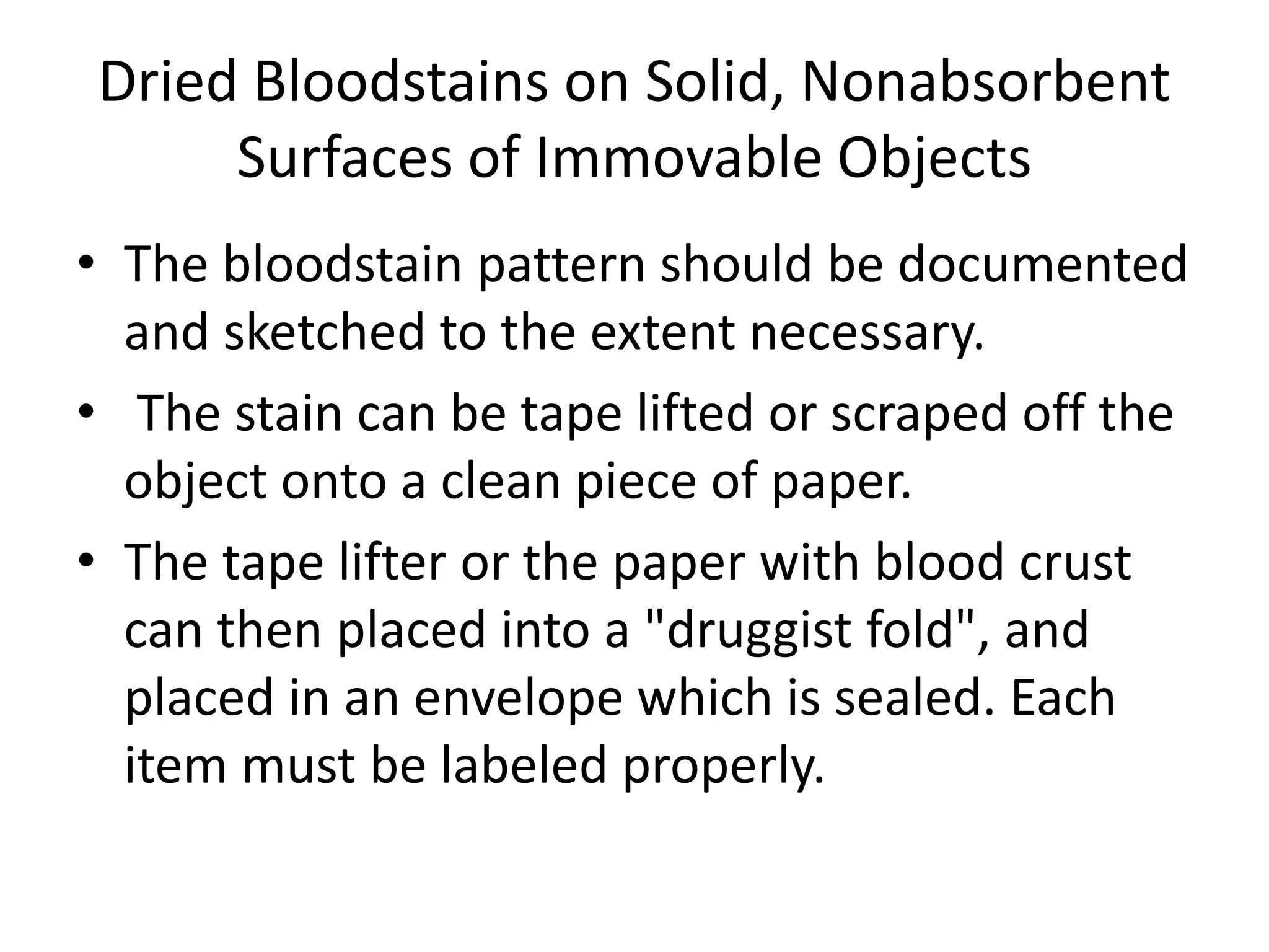 Methods of collection and preservation of Biological evidence 400L.pptx