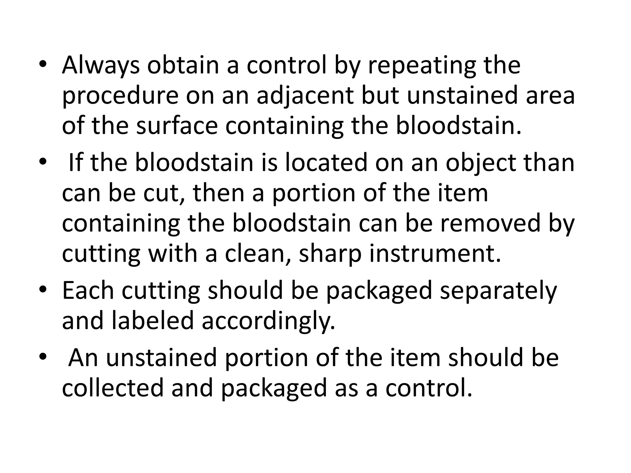 Methods of collection and preservation of Biological evidence 400L.pptx