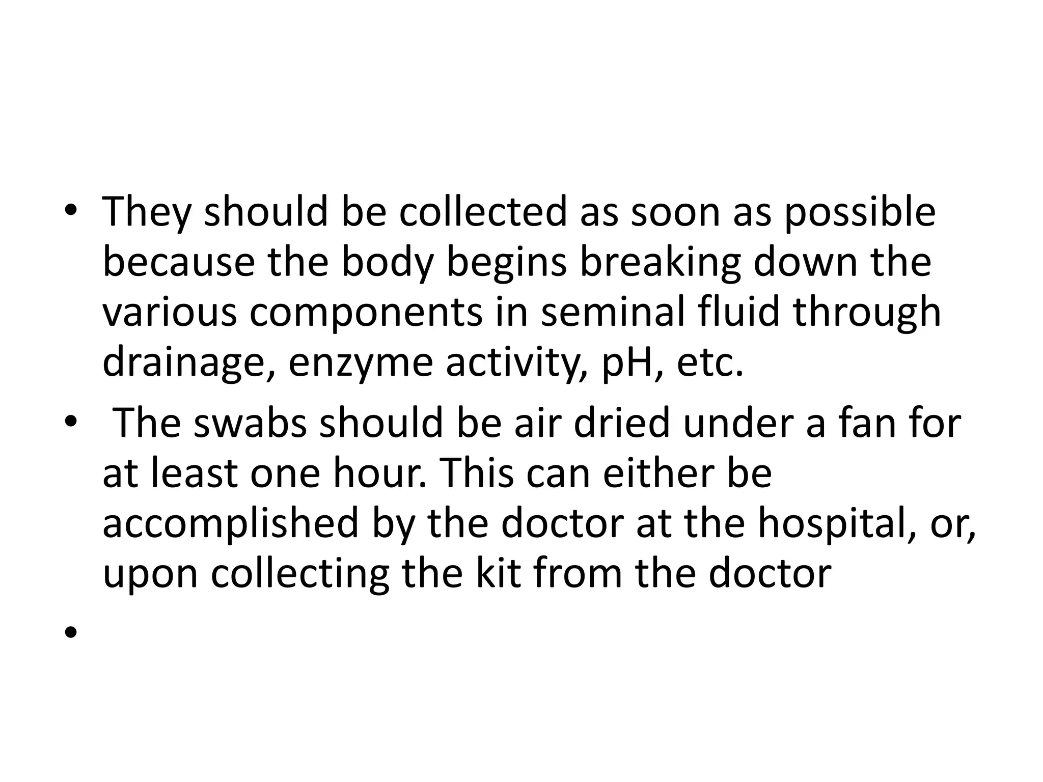 Methods of collection and preservation of Biological evidence 400L.pptx