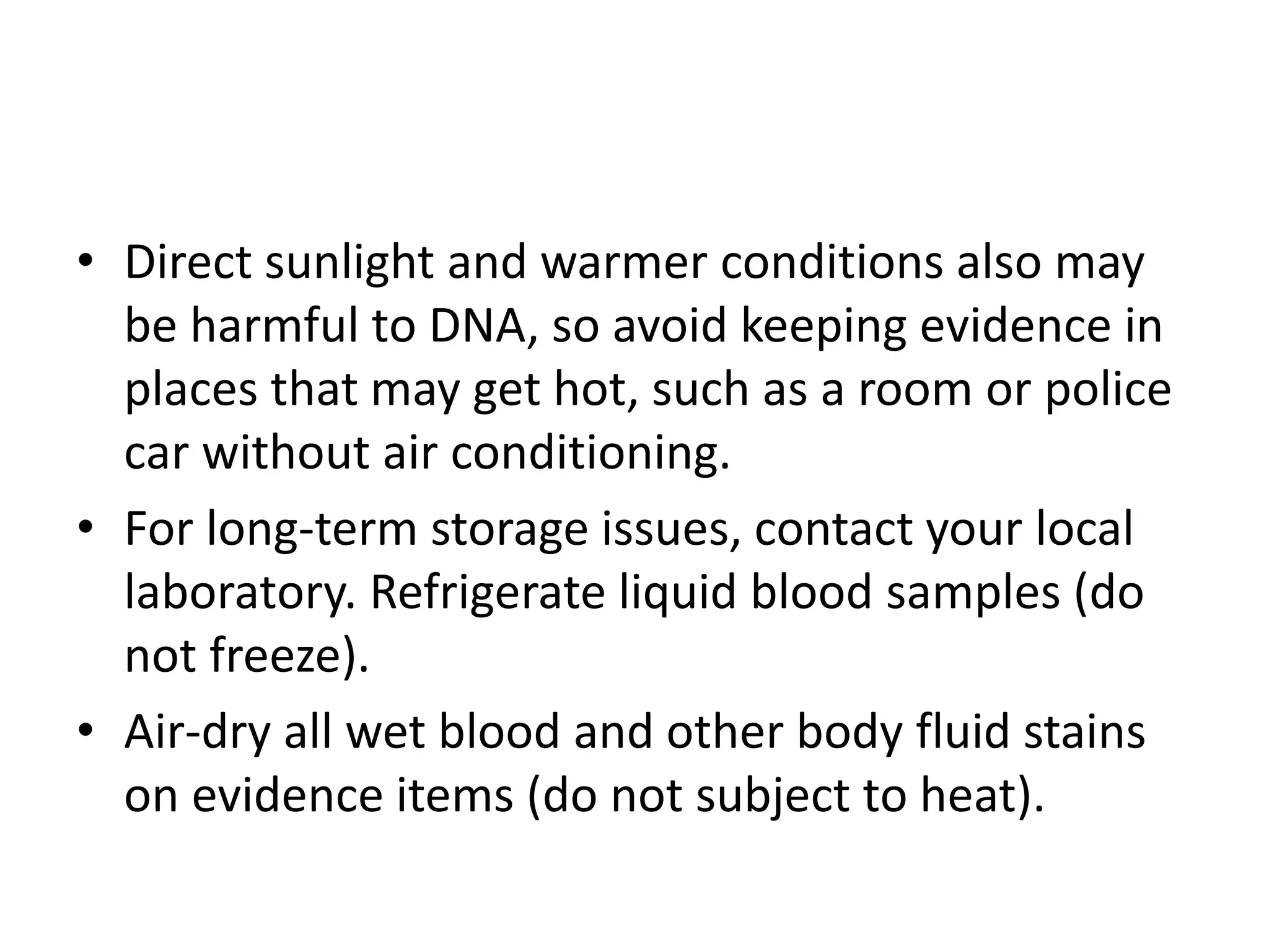 Methods of collection and preservation of Biological evidence 400L.pptx