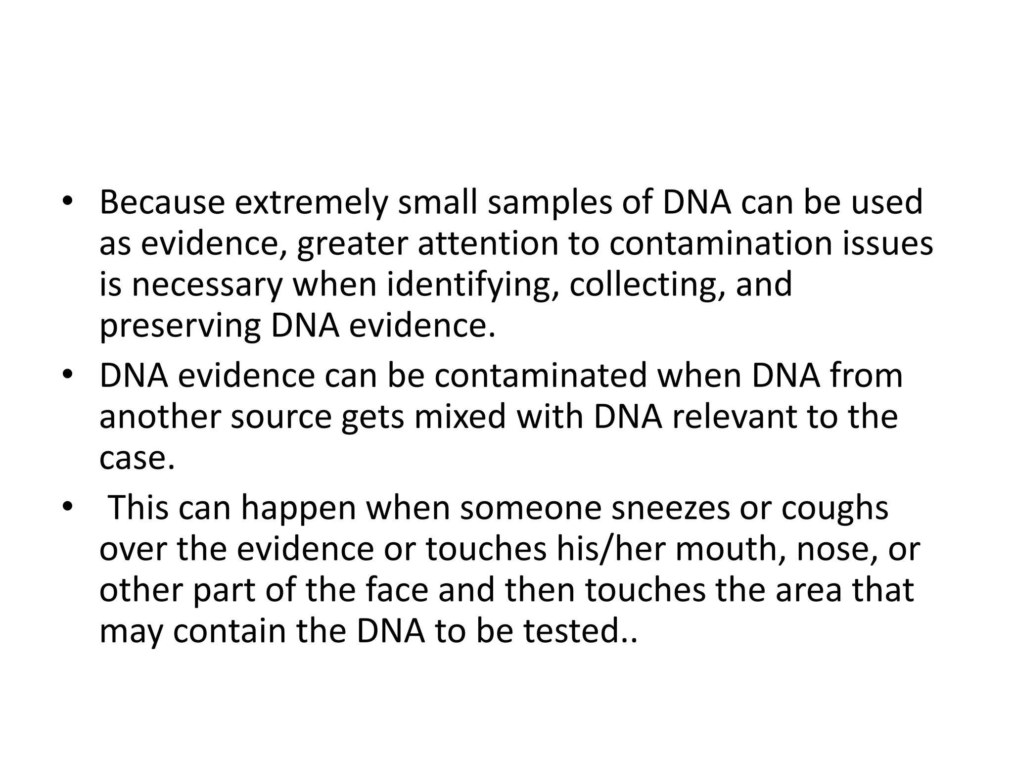 Methods of collection and preservation of Biological evidence 400L.pptx