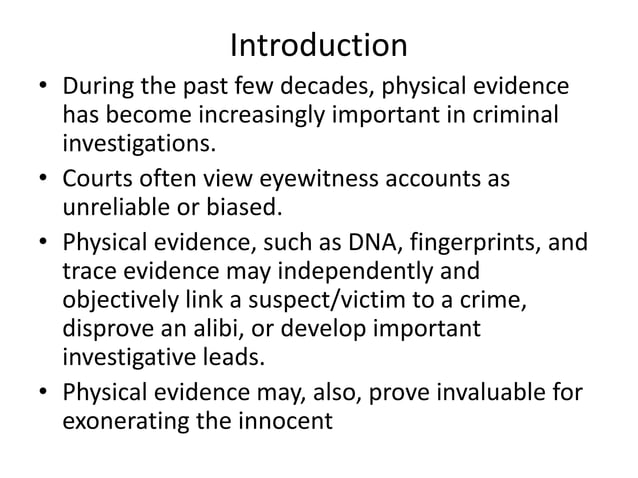Methods of collection and preservation of Biological evidence 400L.pptx