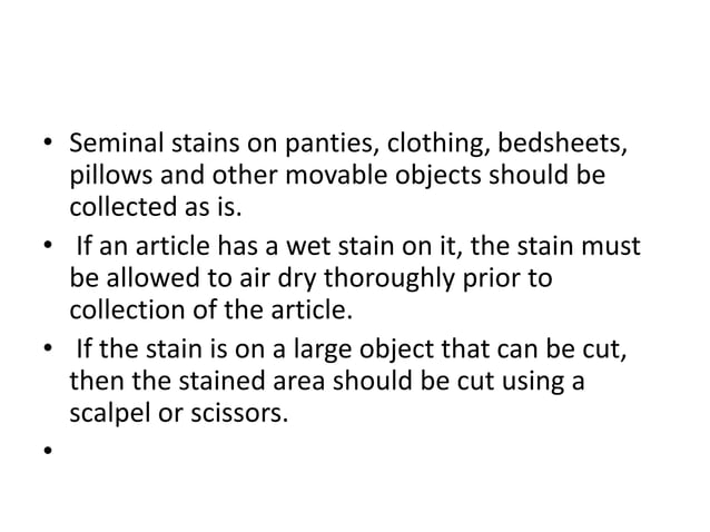 Methods of collection and preservation of Biological evidence 400L.pptx