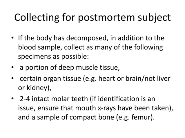 Methods of collection and preservation of Biological evidence 400L.pptx