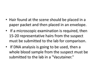 Methods of collection and preservation of Biological evidence 400L.pptx