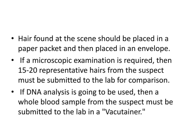 Methods of collection and preservation of Biological evidence 400L.pptx