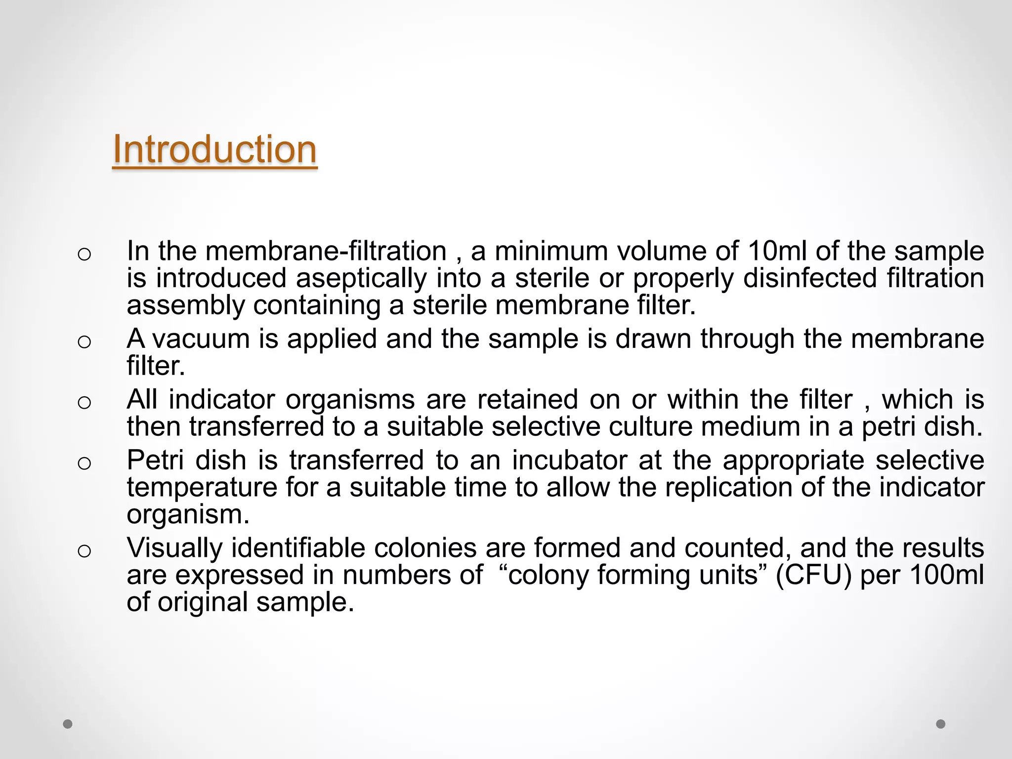 Methods of collectons of water samples and microbiological (1) | PPTX