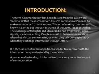 Methods of communication | PPT