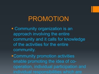 Methods of community organization | PPTX
