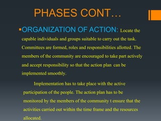 Methods of community organization | PPTX