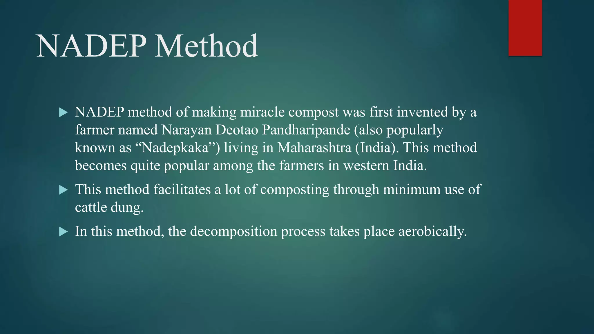 Methods of composting of solid waste | PPTX