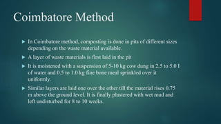 Methods of composting of solis waste | PPTX